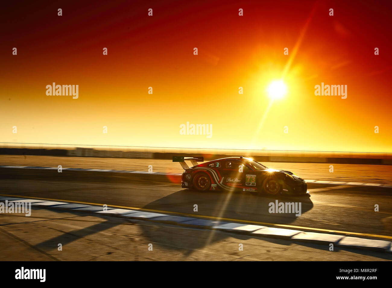 Sebring, Florida : 12h Sebring 2018, Porsche 911 GT3 R (73), Park Place ...