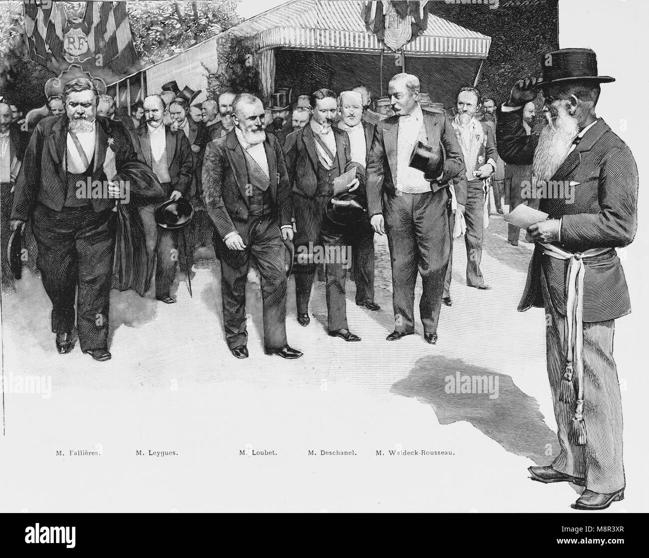 France 1900 at the mayors banquet hi-res stock photography and images ...
