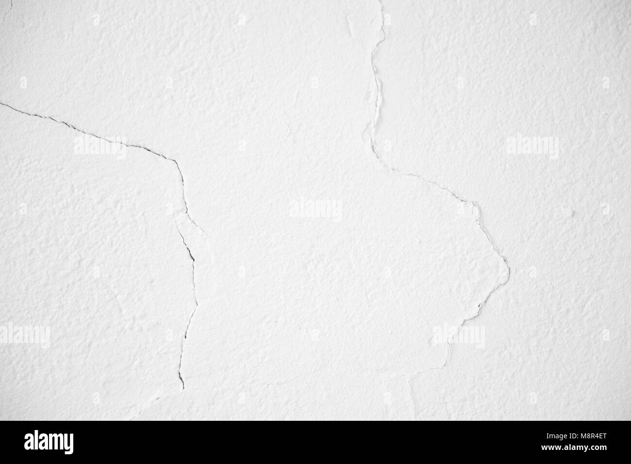 White wall crack fractured old rusty close up Stock Photo - Alamy