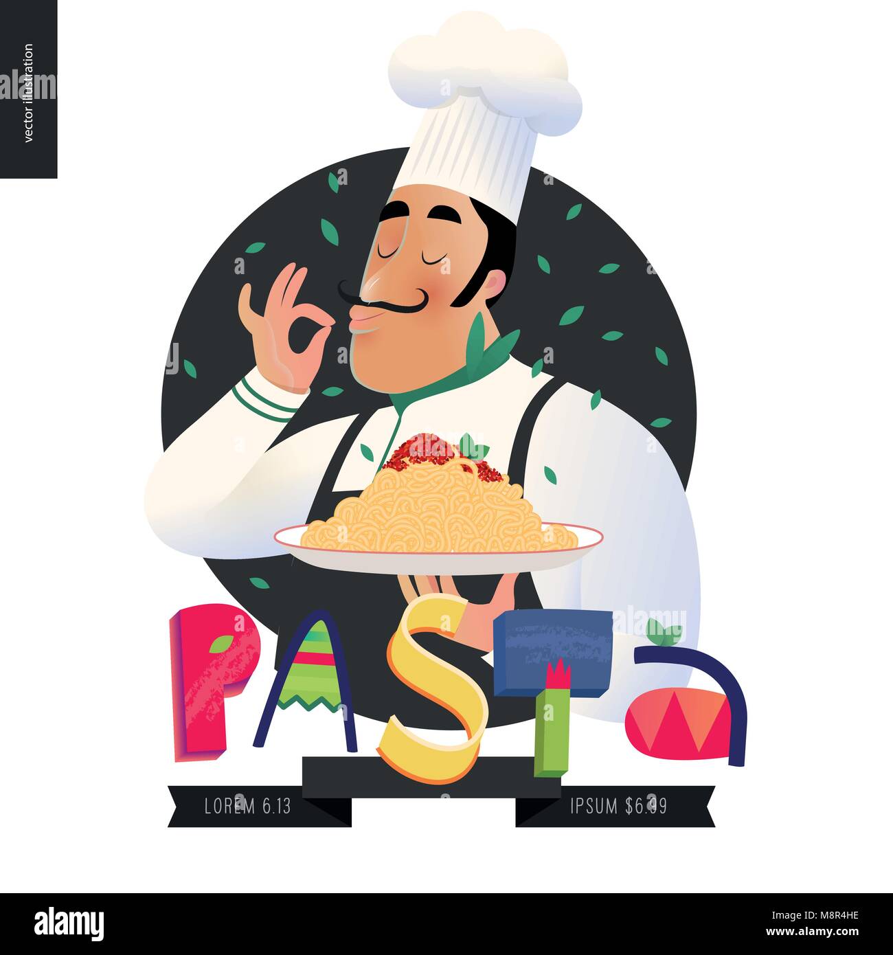 Spaghetti Restaurant Logos