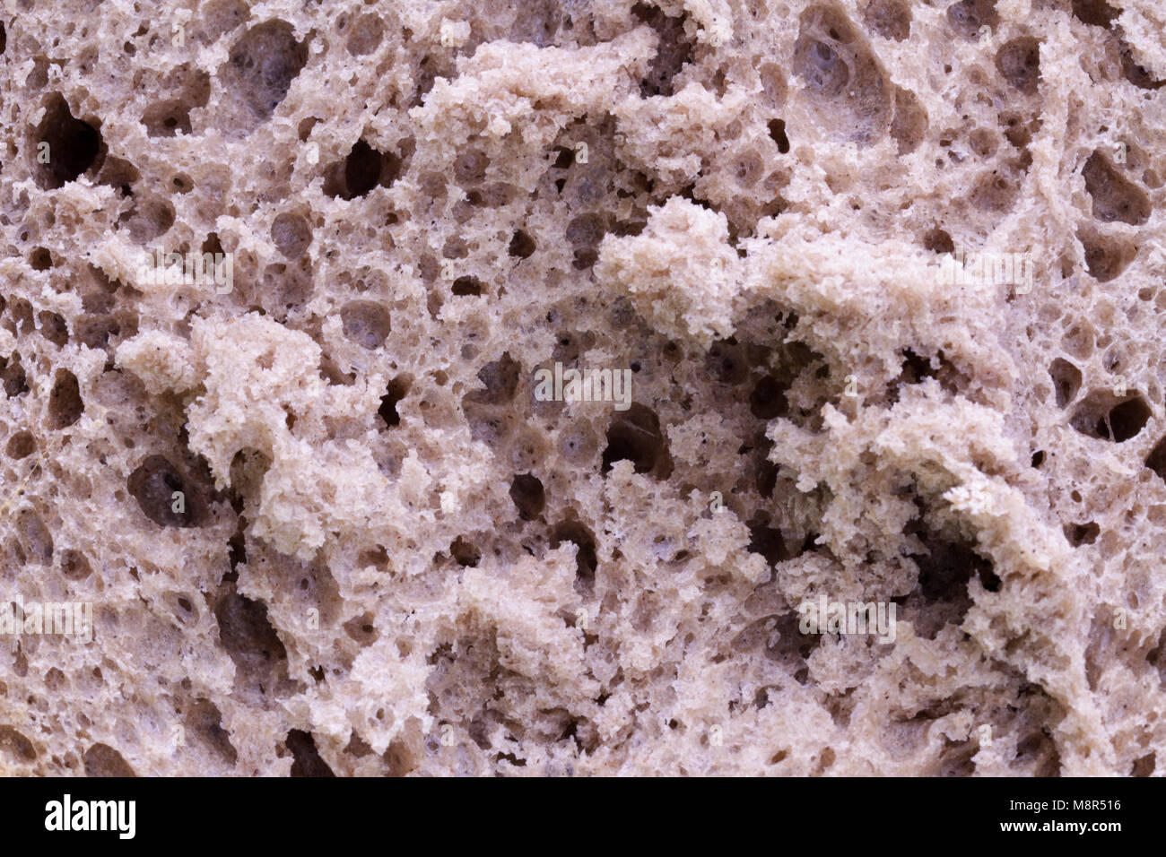 bread loaf sponge rough grain bake structure texture Stock Photo - Alamy