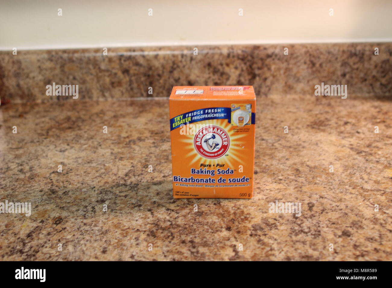 London Ontario Canada, March 19 2018: Arm and Hammer pure baking soda ...