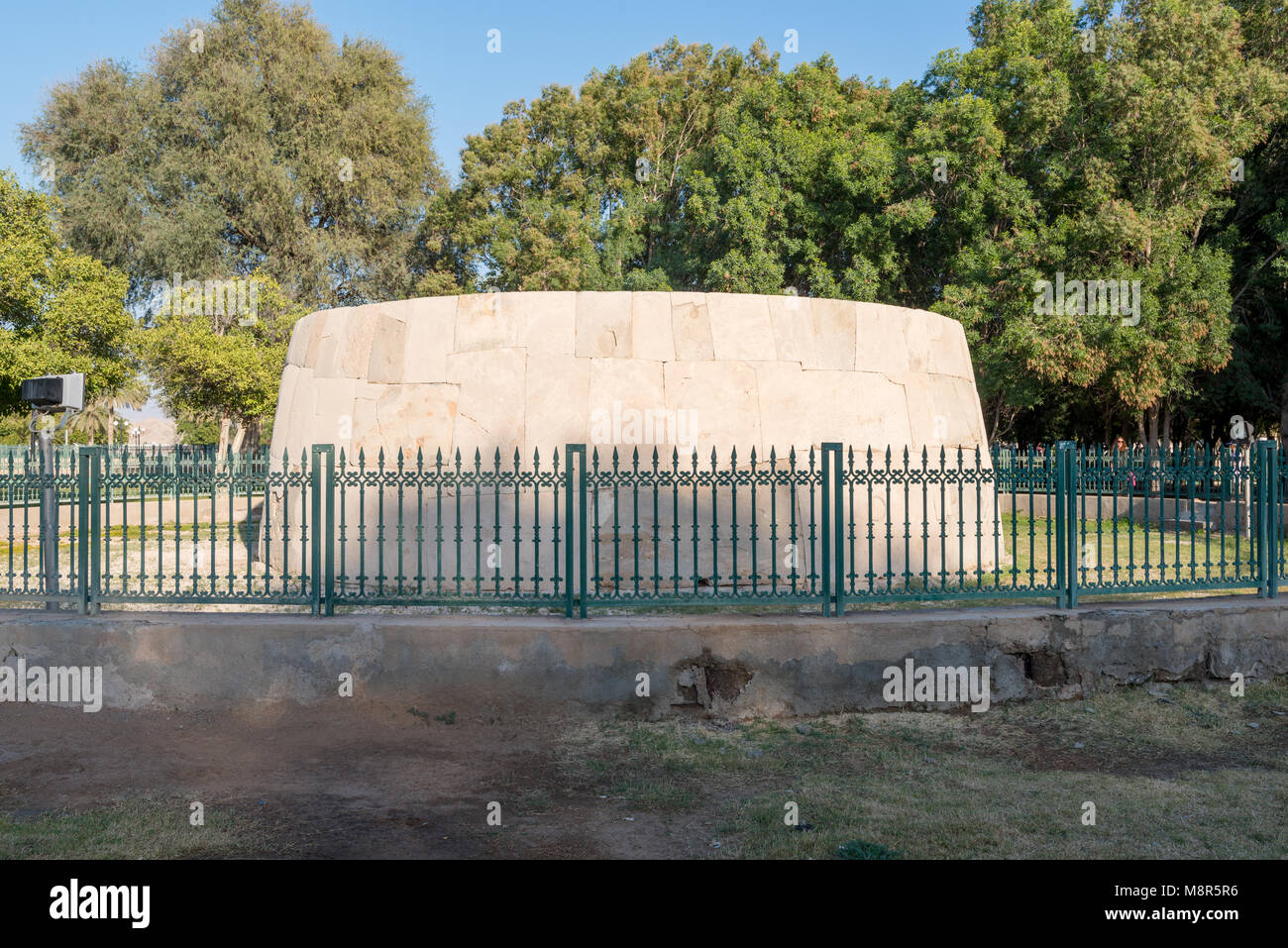 Ancient tomb (restored) in Al Hili, Al Ain. The stone burial tomb has ...