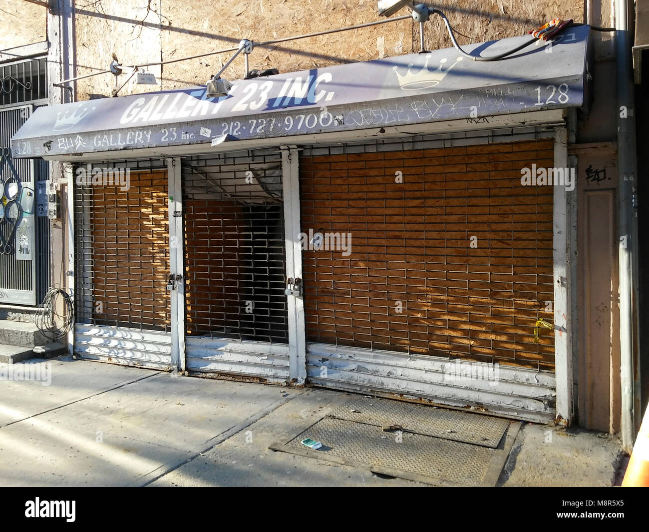 A vacant retail space in the Chelsea neighborhood of New York on Sunday ...