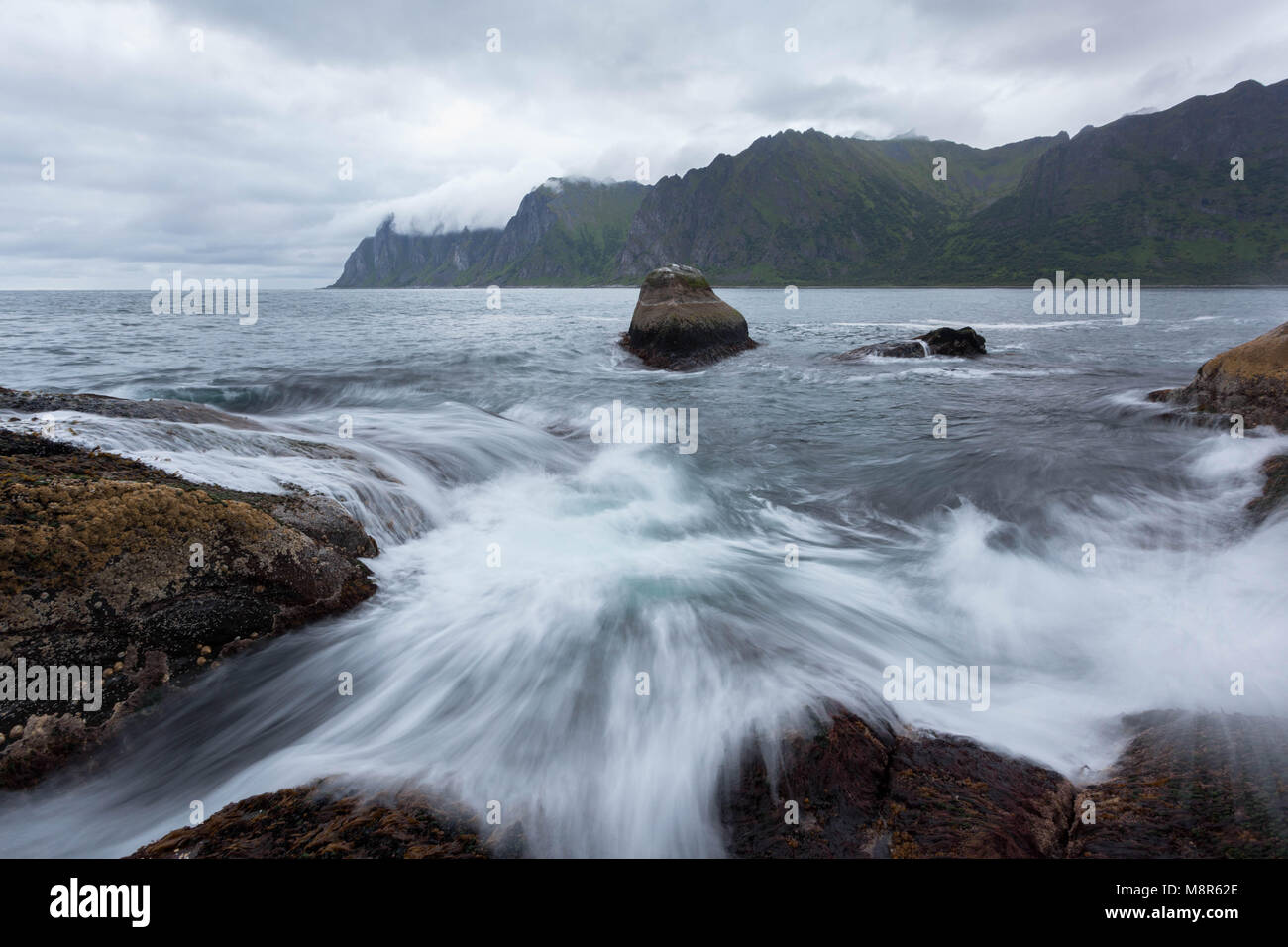 Scene from Tungeneset, Senja, Norway Stock Photo - Alamy