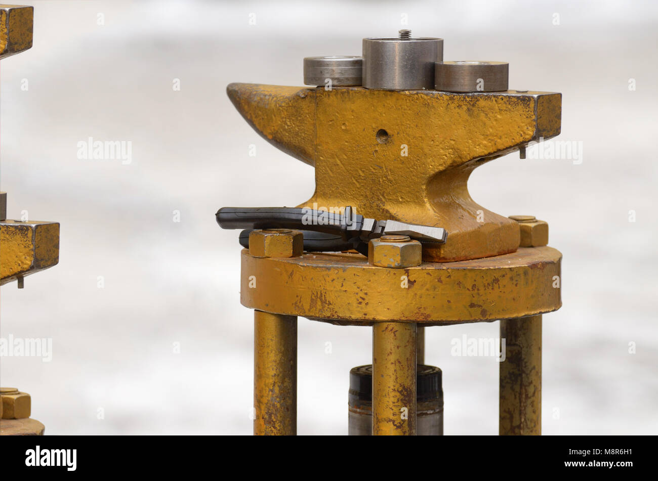 Machine for forging works.A necessary tool in the work of a blacksmith ...