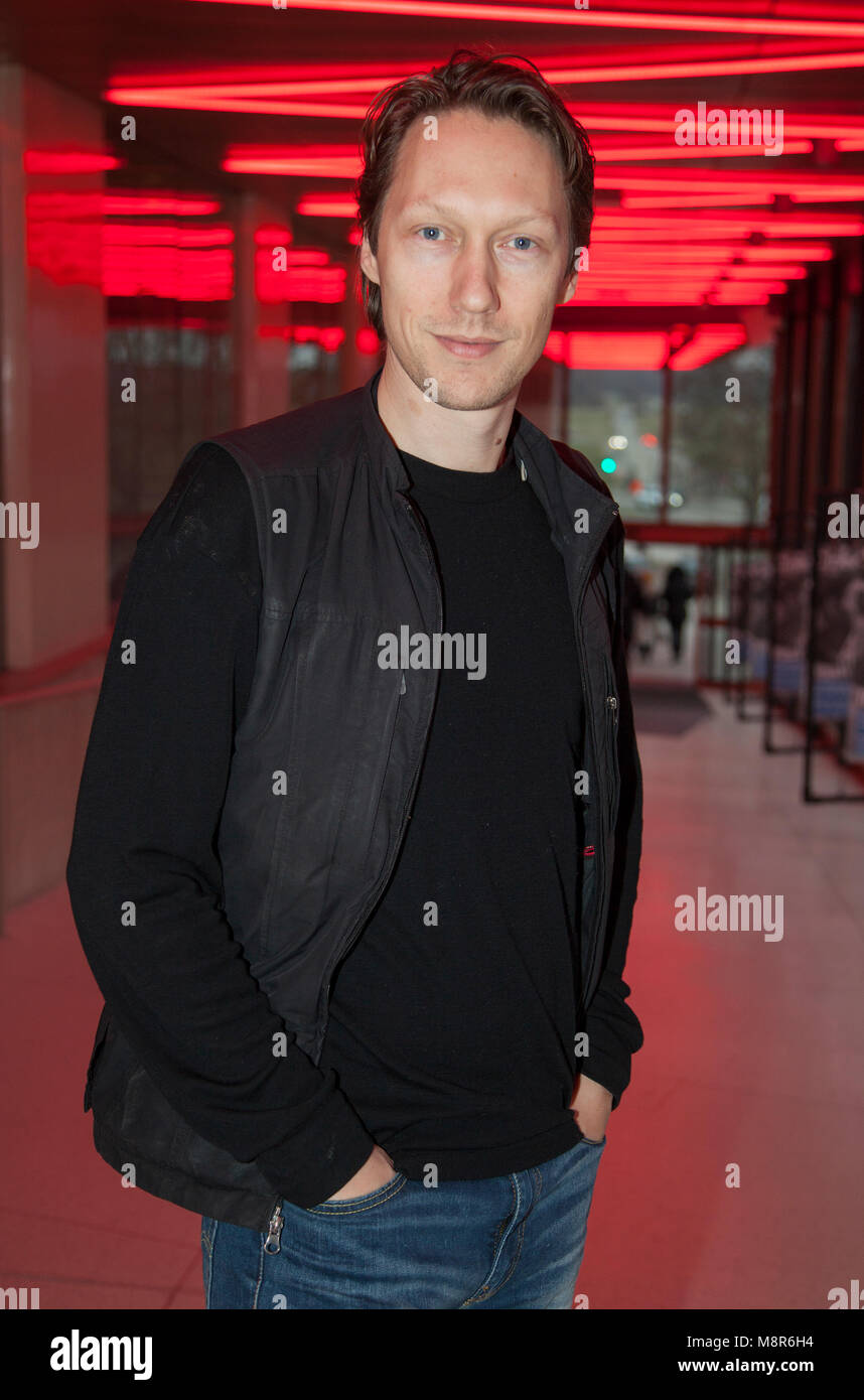 SIMON J BERGER actor in Swedish movie Trädgårdsgatan 2018 Stock Photo ...
