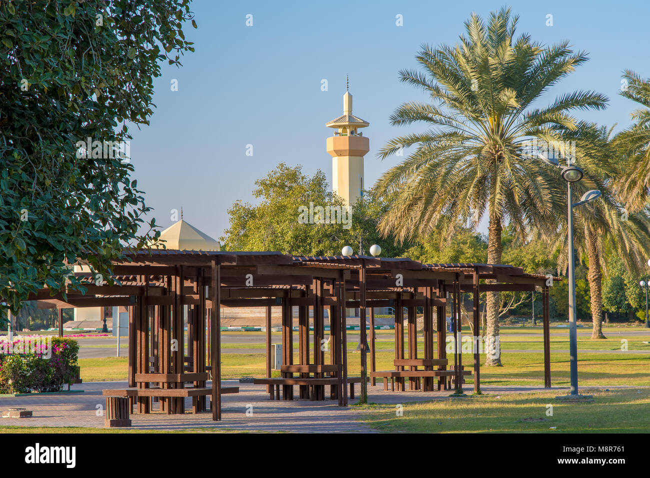 Mosque in Al Hili archeological park in Al Ain, Abu Dhabi, UAE Stock ...