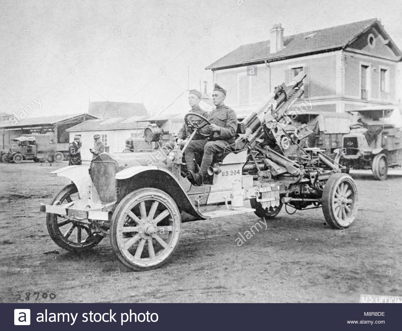 First World War Anti Aircraft Gun Stock Photos & First World War Anti ...
