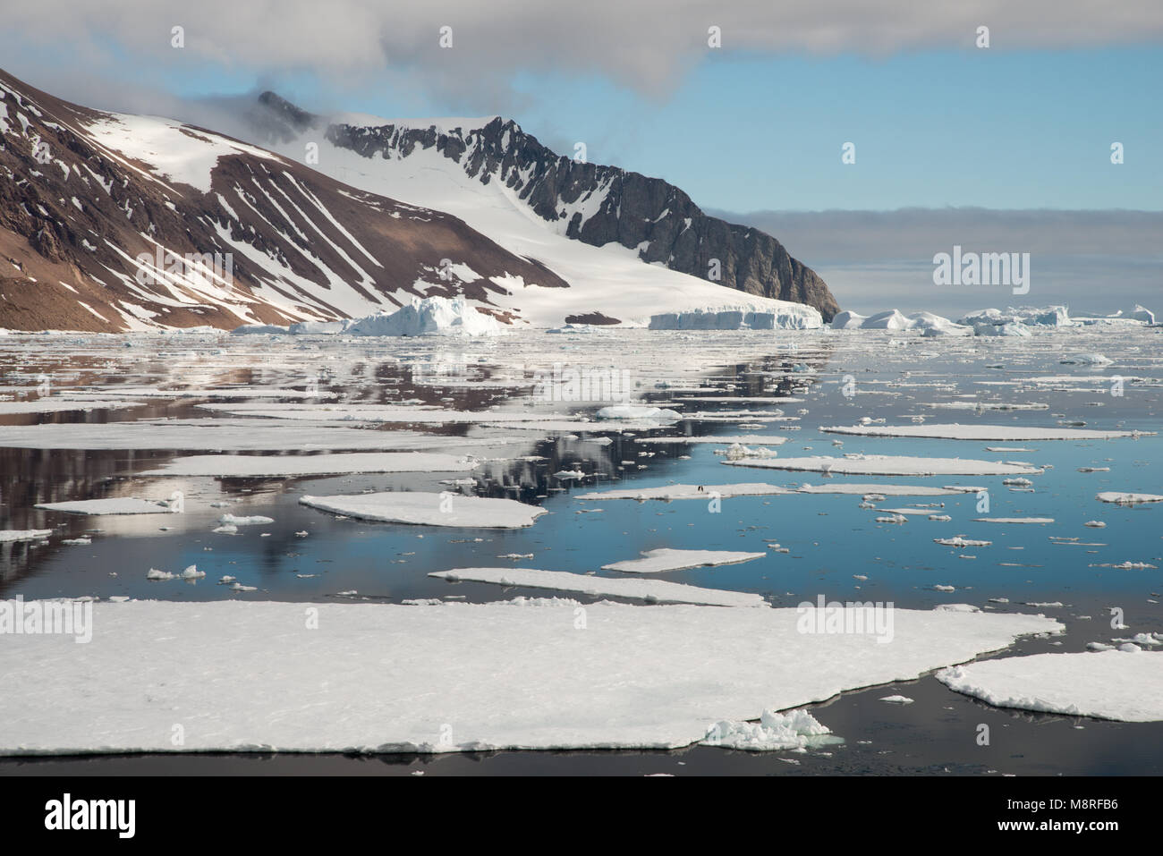 A beautiful frozen landscape scene in Antarctica Stock Photo - Alamy