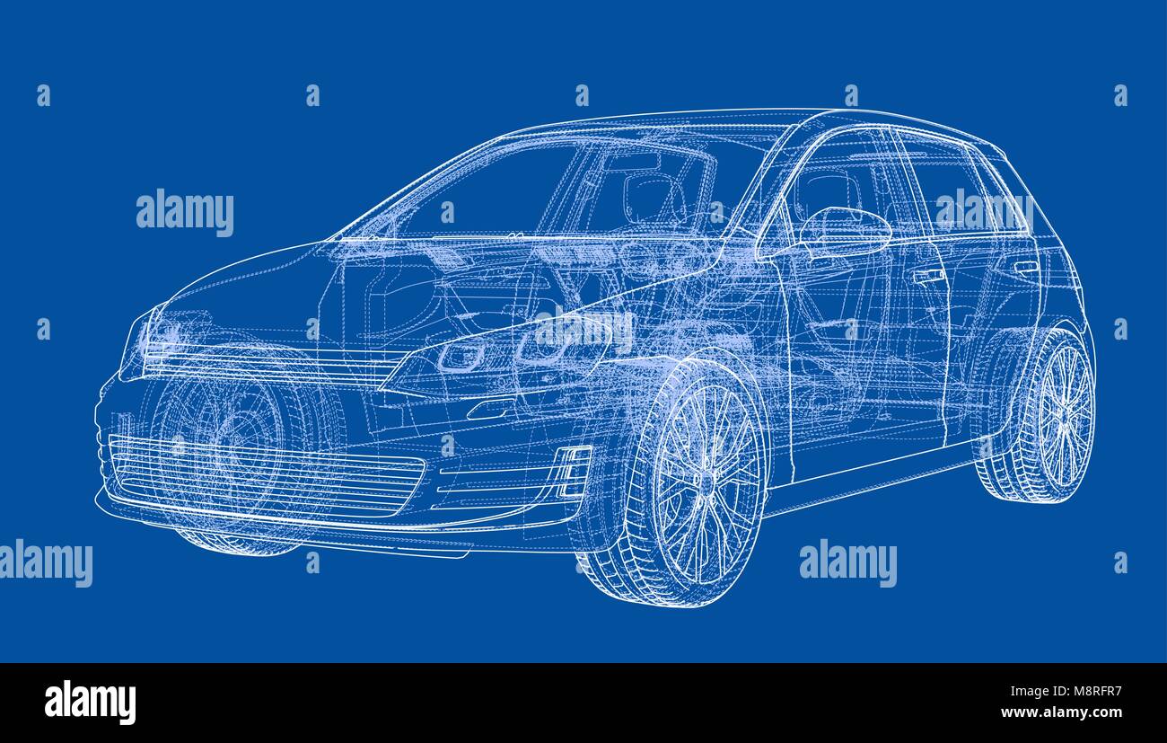 Car sketch. Vector Stock Vector Image & Art - Alamy