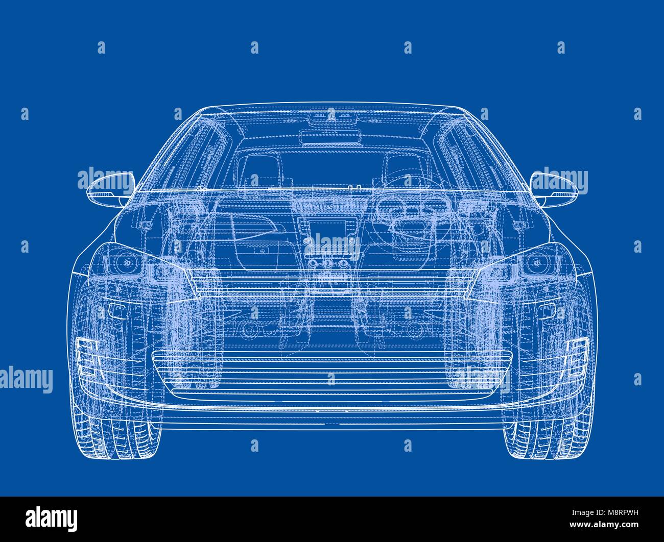Car sketch. Vector Stock Vector Image & Art - Alamy