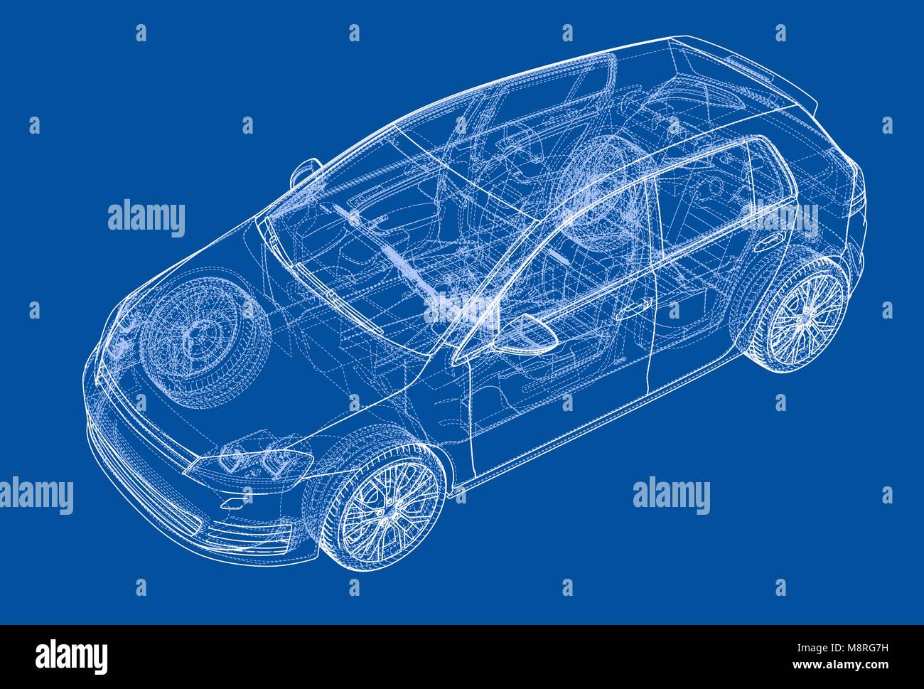 Car sketch. Vector Stock Vector Image & Art - Alamy