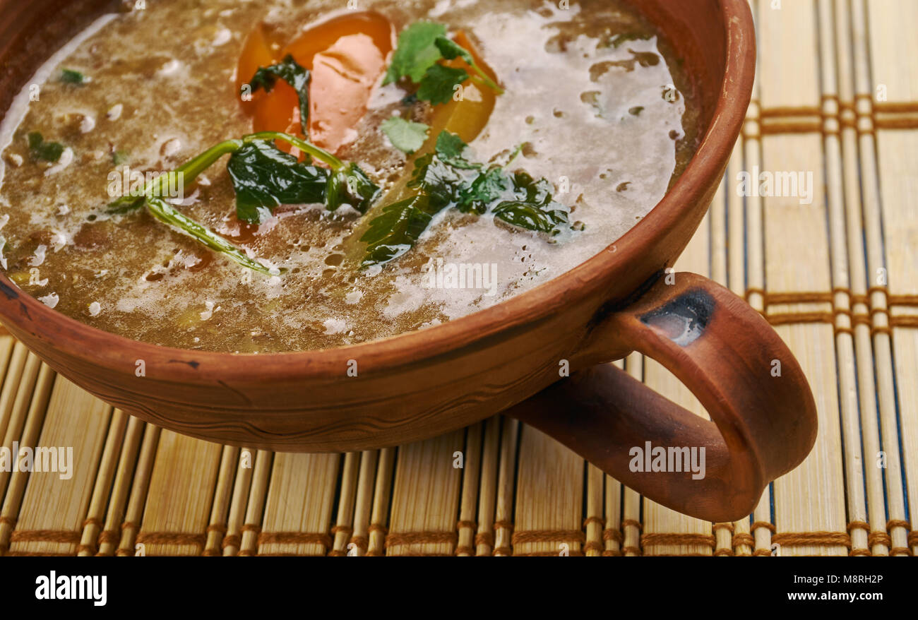 Dhaba Style Dal Fry , Indian Cuisine close uo Stock Photo - Alamy