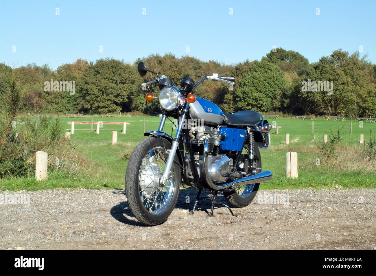 1972 BSA A75 750cc Lightning Stock Photo - Alamy