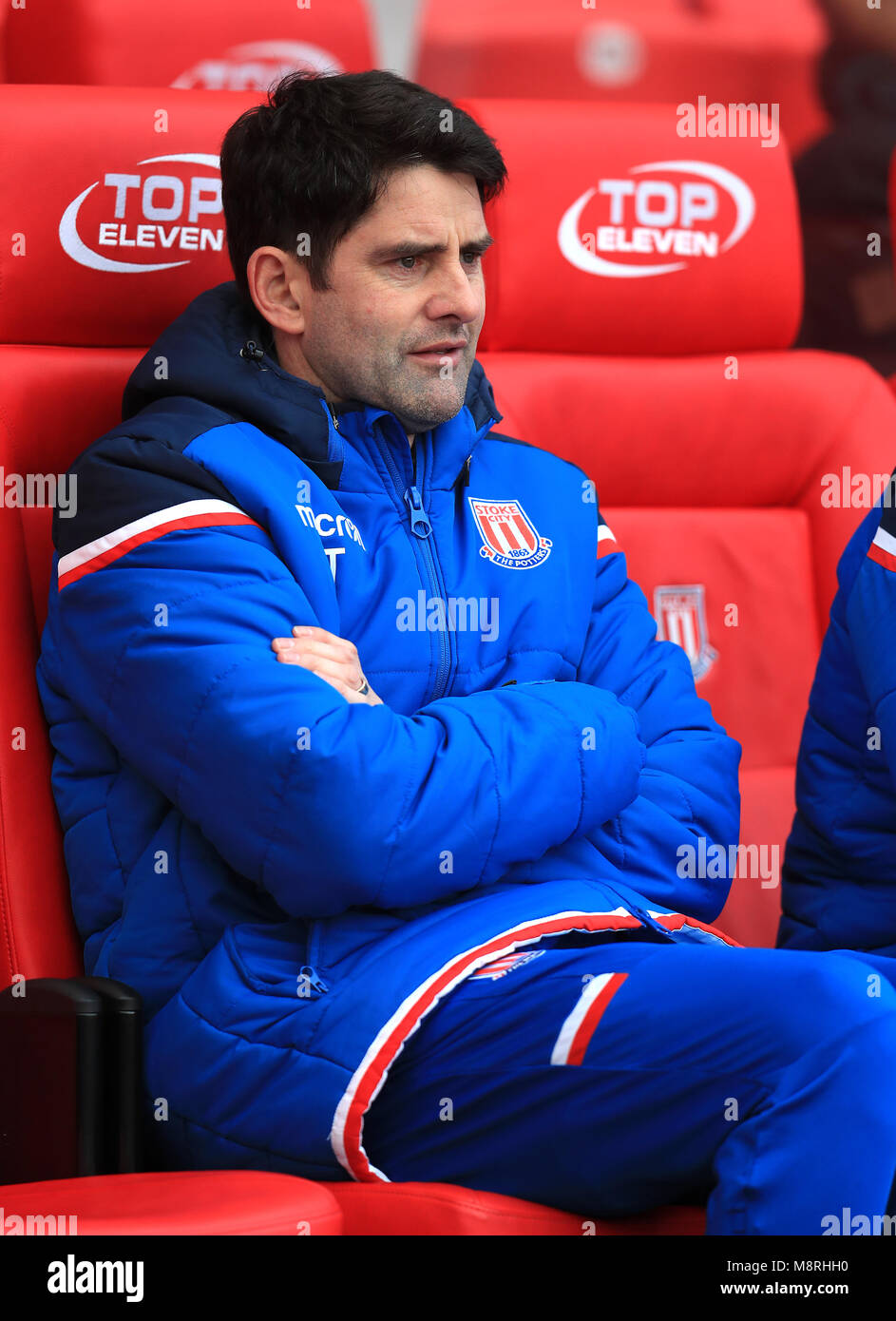 Stoke City coach Stuart Taylor Stock Photo - Alamy