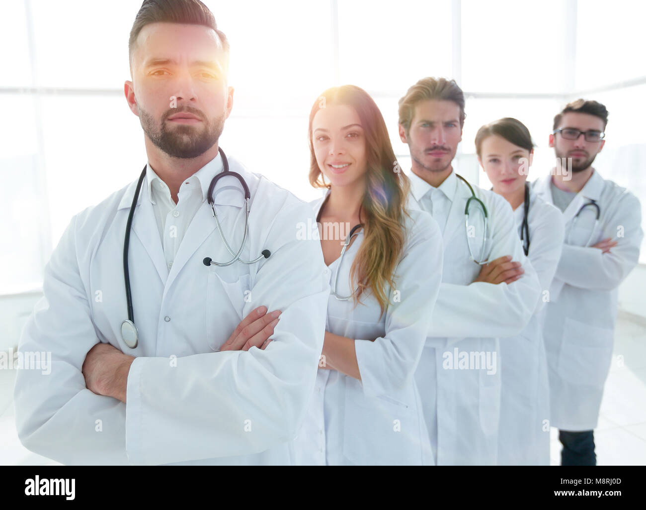professional team of doctors therapists Stock Photo - Alamy