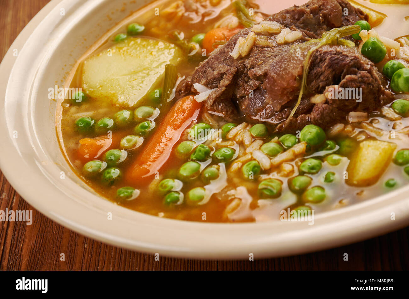 Cuchuco de Maiz - Colombian cuisine soup Stock Photo - Alamy
