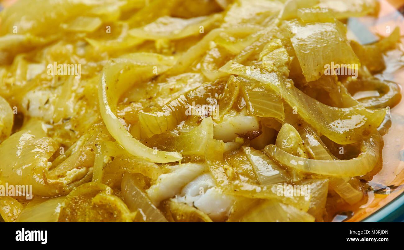 Cape Pickled Fish - Kaapse kerrievis, traditional Easter time classic ...