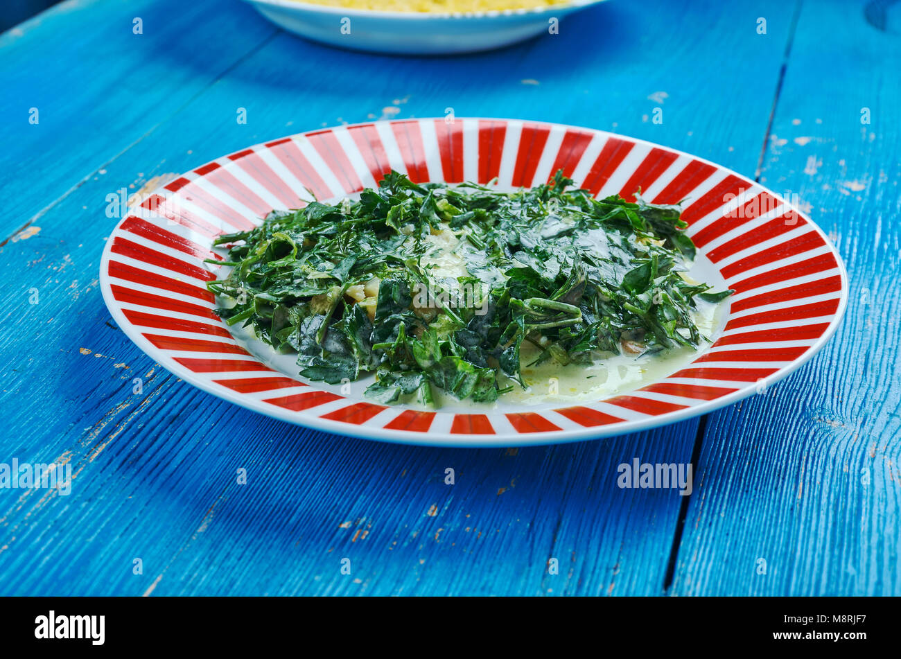 Chimichurri Cod - Peruvian sauce Stock Photo - Alamy
