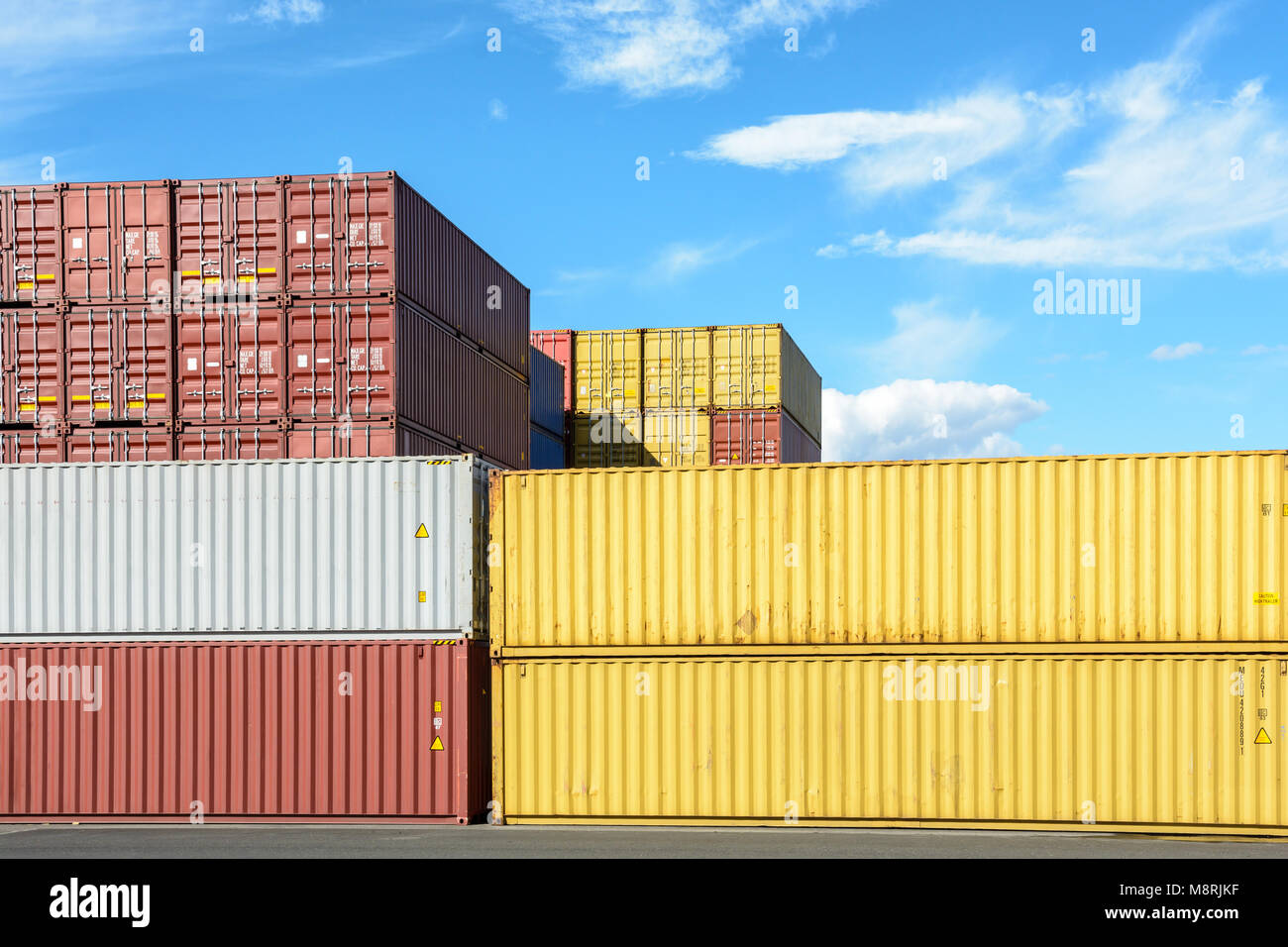 Intermodal shipping container hi-res stock photography and images - Alamy