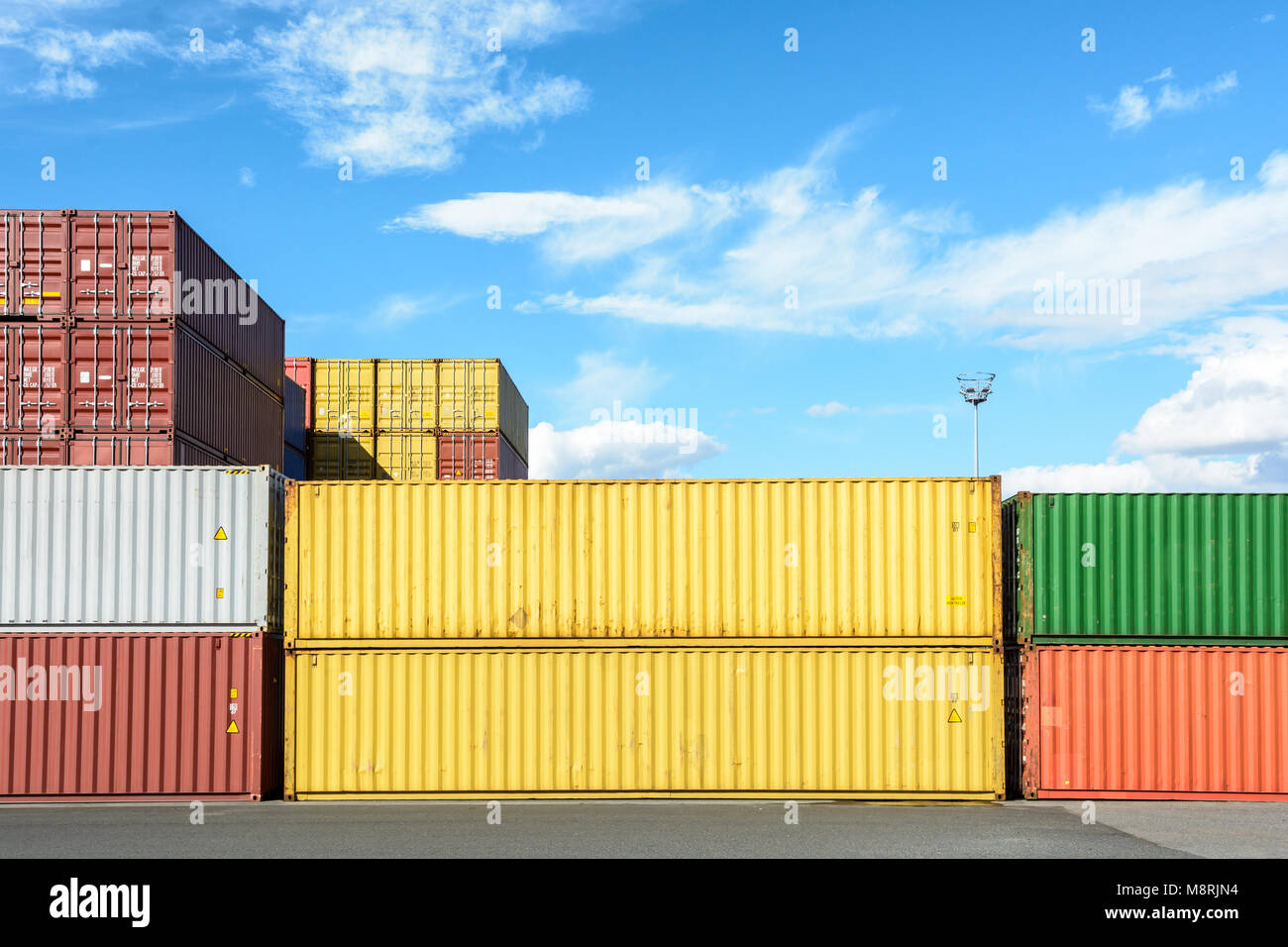 Steel intermodal container hi-res stock photography and images - Alamy