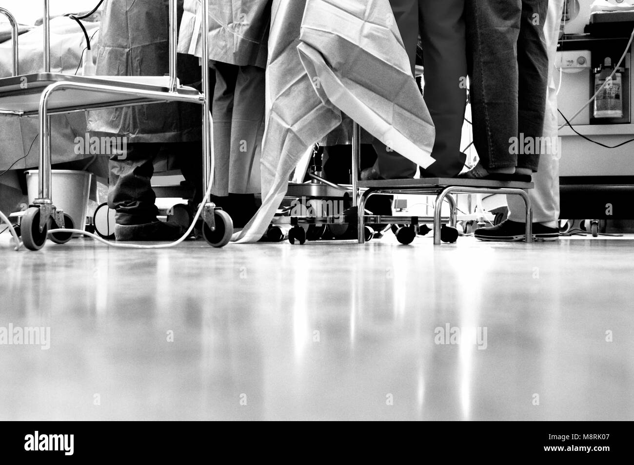 Surgery floor Black and White Stock Photos & Images - Alamy
