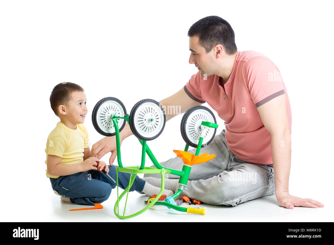 Man showing children skills hi-res stock photography and images - Alamy
