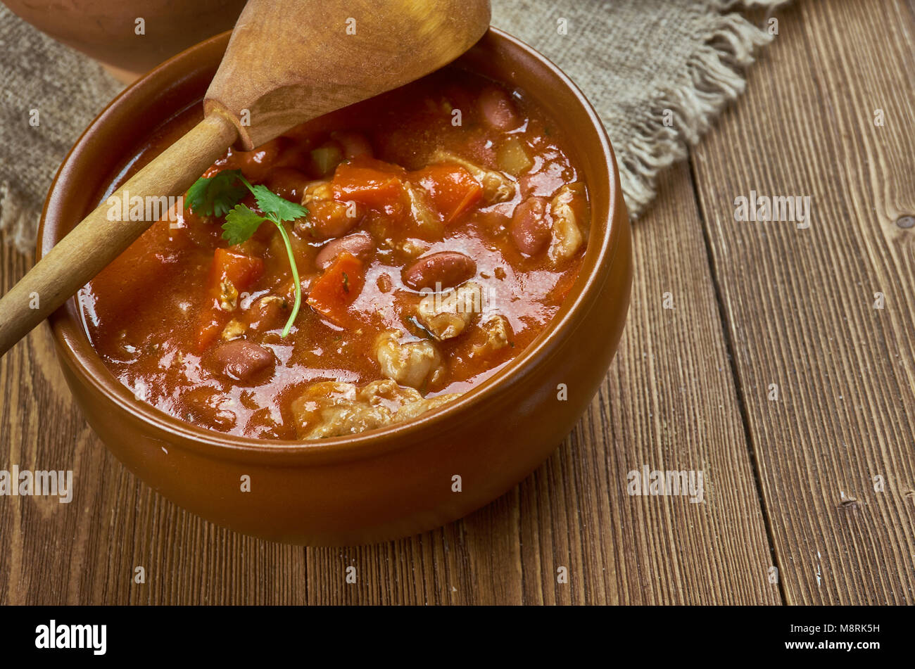 Cowboy Chili - American classic paleo version of the Tex-Mex stew Stock ...