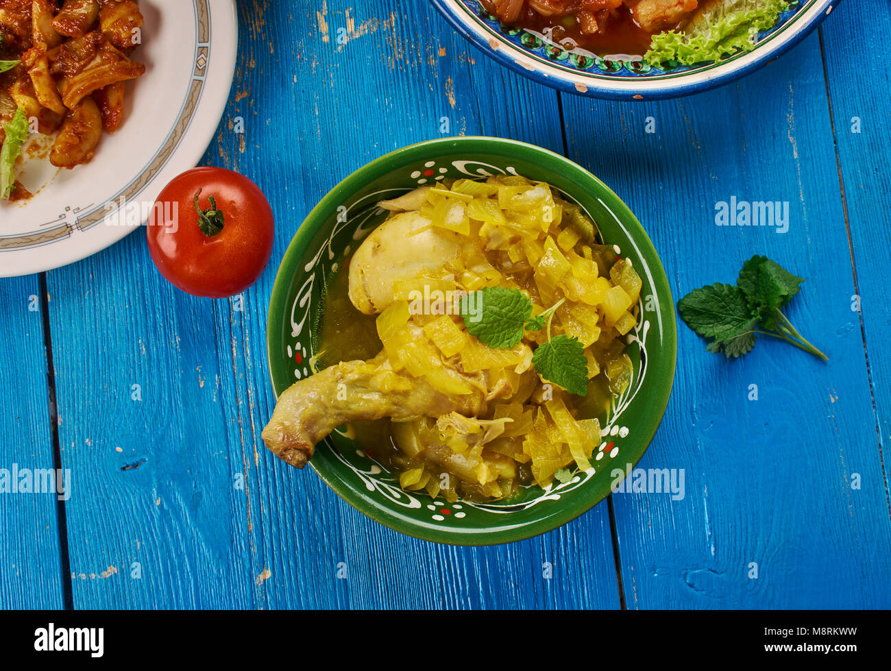 Indian cuisine . Punjabi lemon chicken, Traditional assorted India ...