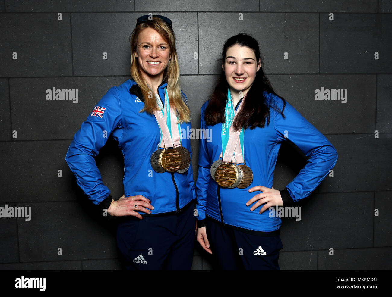 ParalympicsGB's Menna Fitzpatrick (right) and her guide Jennifer Kehoe ...