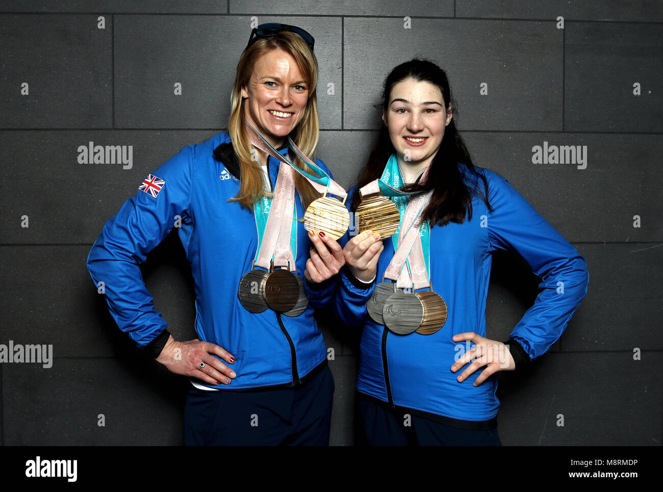 ParalympicsGB's Menna Fitzpatrick (right) and her guide Jennifer Kehoe ...
