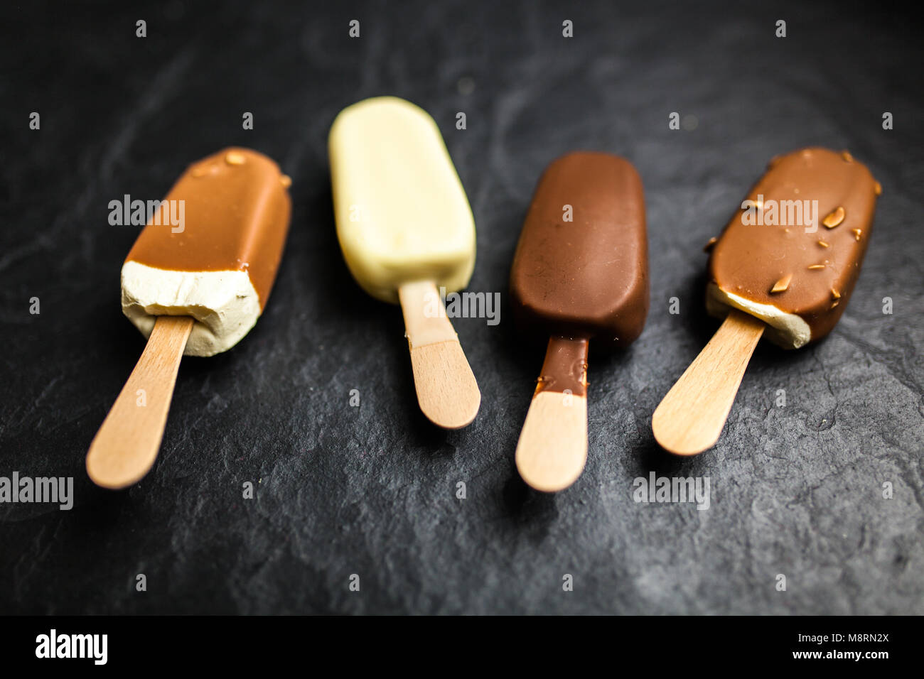 Ice cream on a stick Stock Photo - Alamy