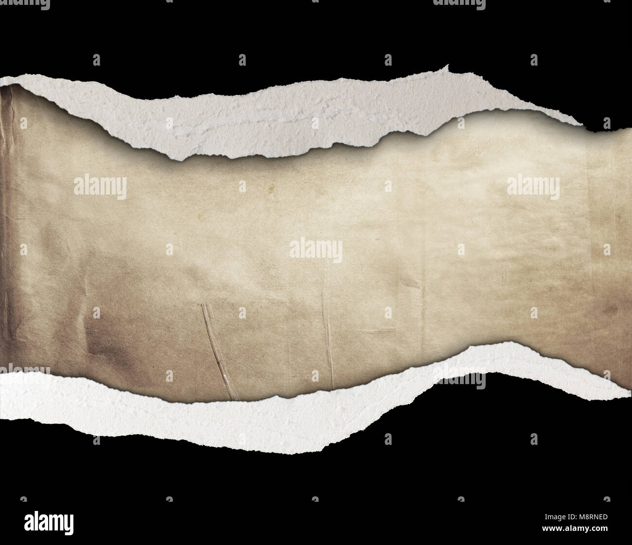 Ripped paper, space for copy Stock Photo - Alamy