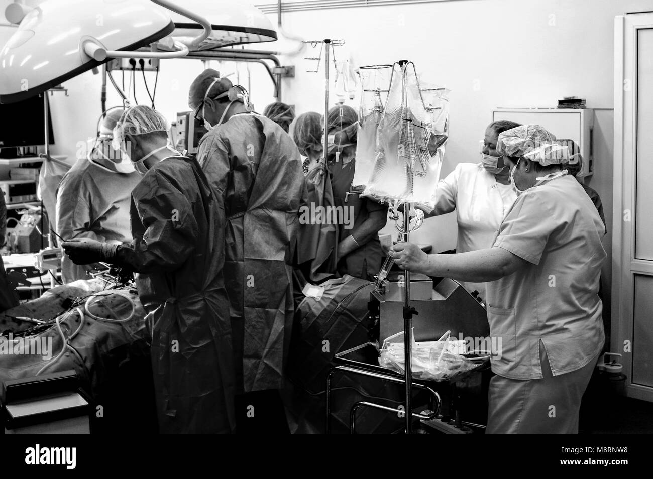 Surgeons at work Stock Photo - Alamy
