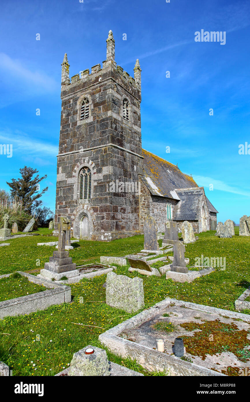St Grada & Holy Cross Church, Church of England parish church of Grade ...