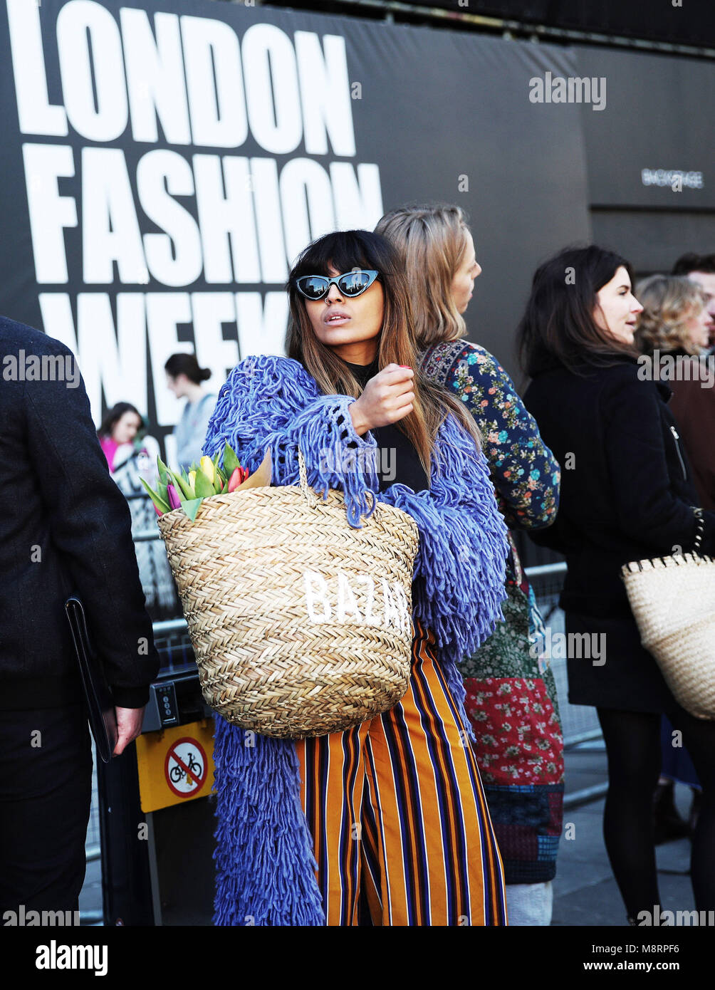 Fashion blogger Kavita Donkersley was captured attending London Fashion ...