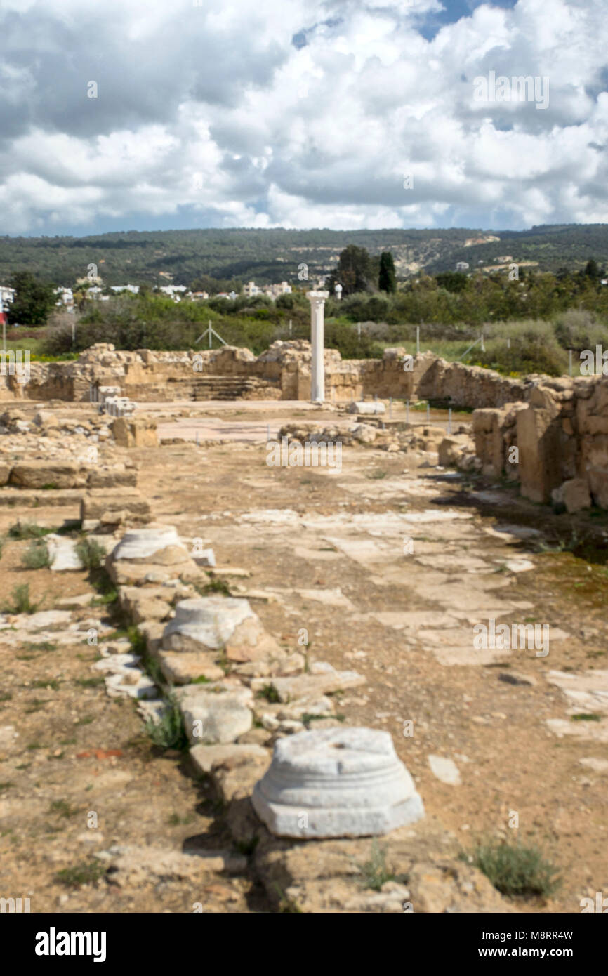 Archeoligical site at Agios Georgious, Paphos district, Cyprus ...