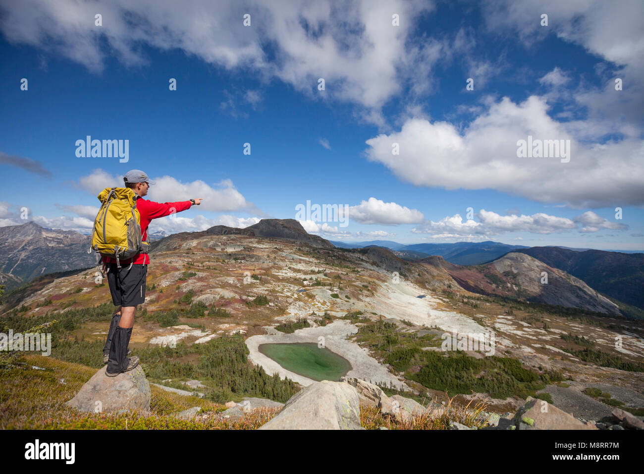 Man pointing towards sky hi-res stock photography and images - Alamy