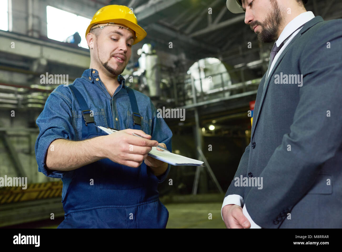 Inspection Passed at Plant Stock Photo - Alamy
