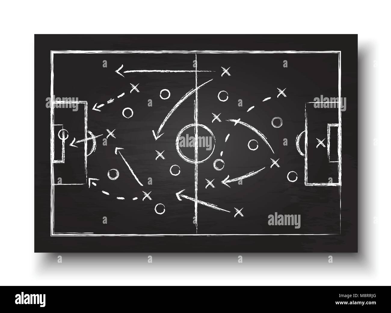 School soccer game pitch Stock Vector Images - Alamy