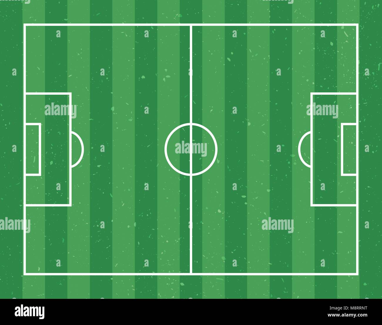 Football field . flat design . Vector Stock Vector Image & Art - Alamy