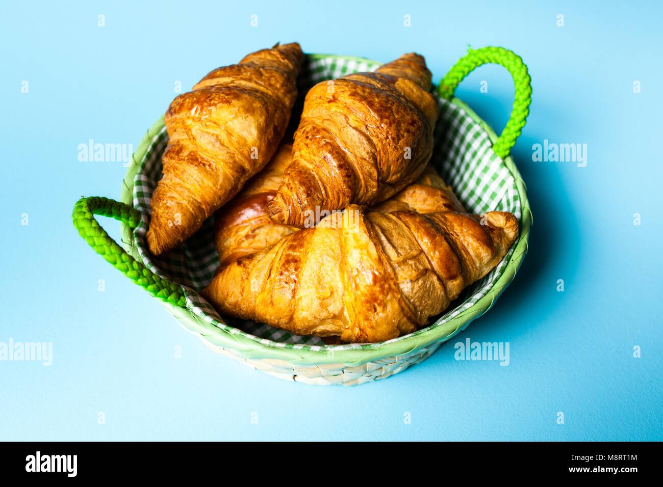 Fresh butter croissants Stock Photo - Alamy