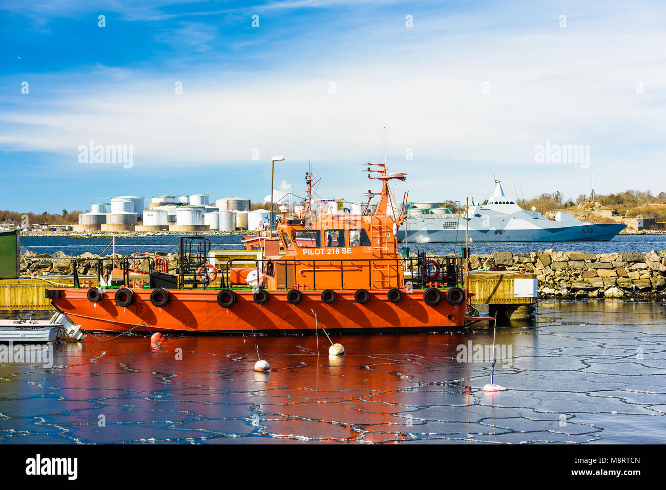 Karlshamn, Sweden - March 19, 2018: Documentary of everyday life and ...