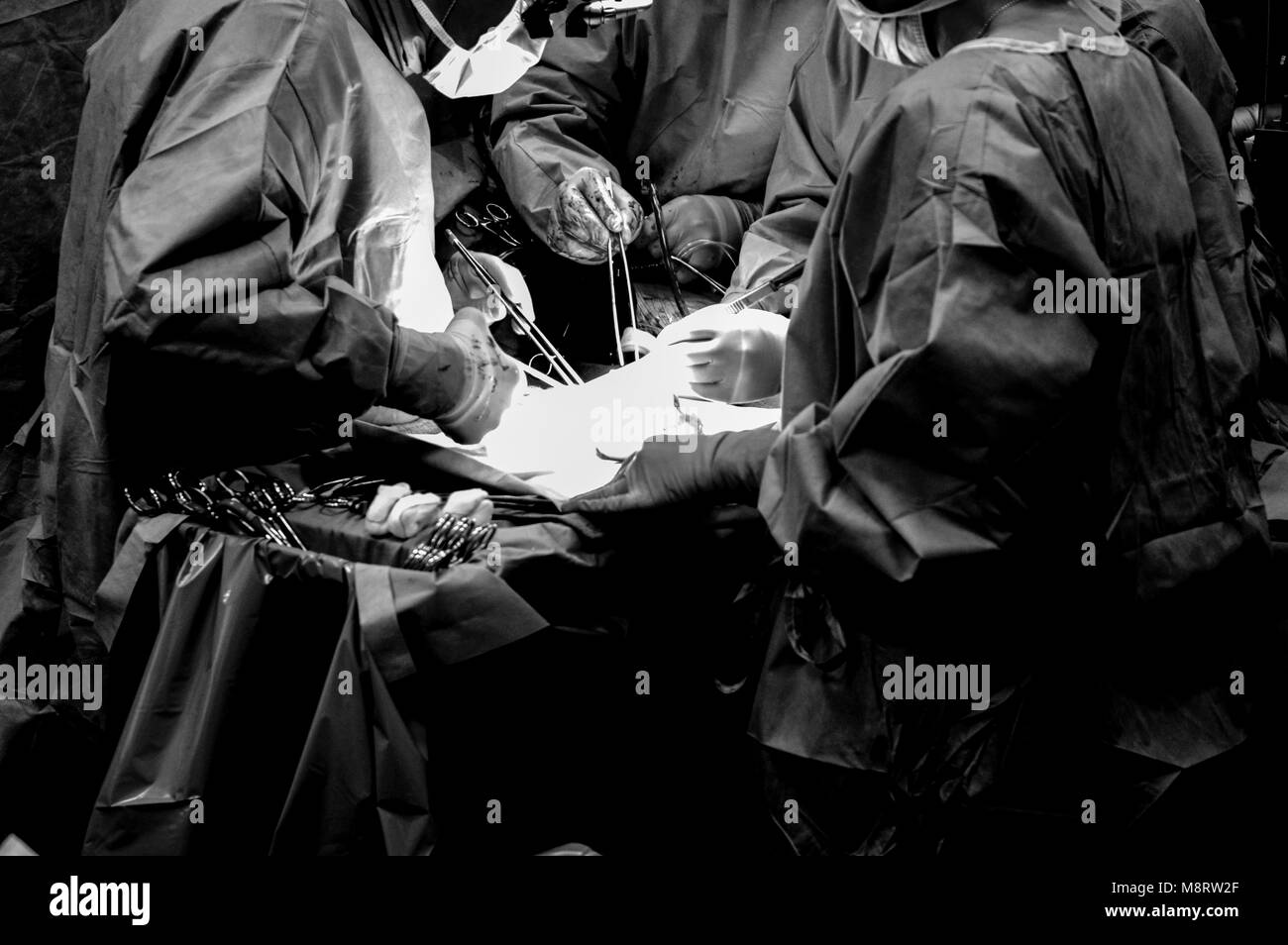 Surgeons at work Stock Photo - Alamy