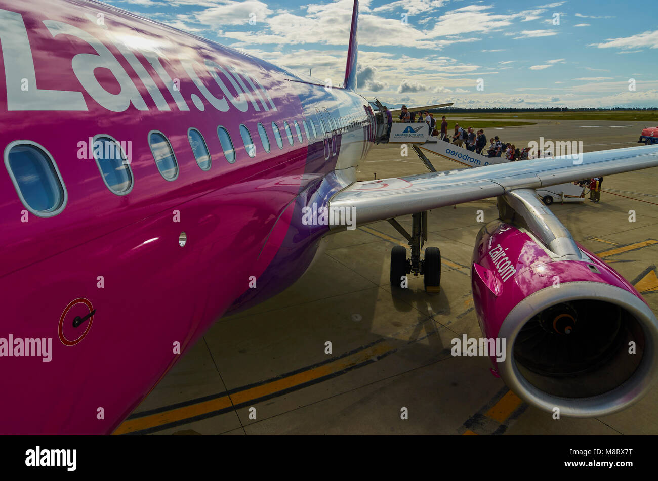 Wizz Air plane Stock Photo - Alamy