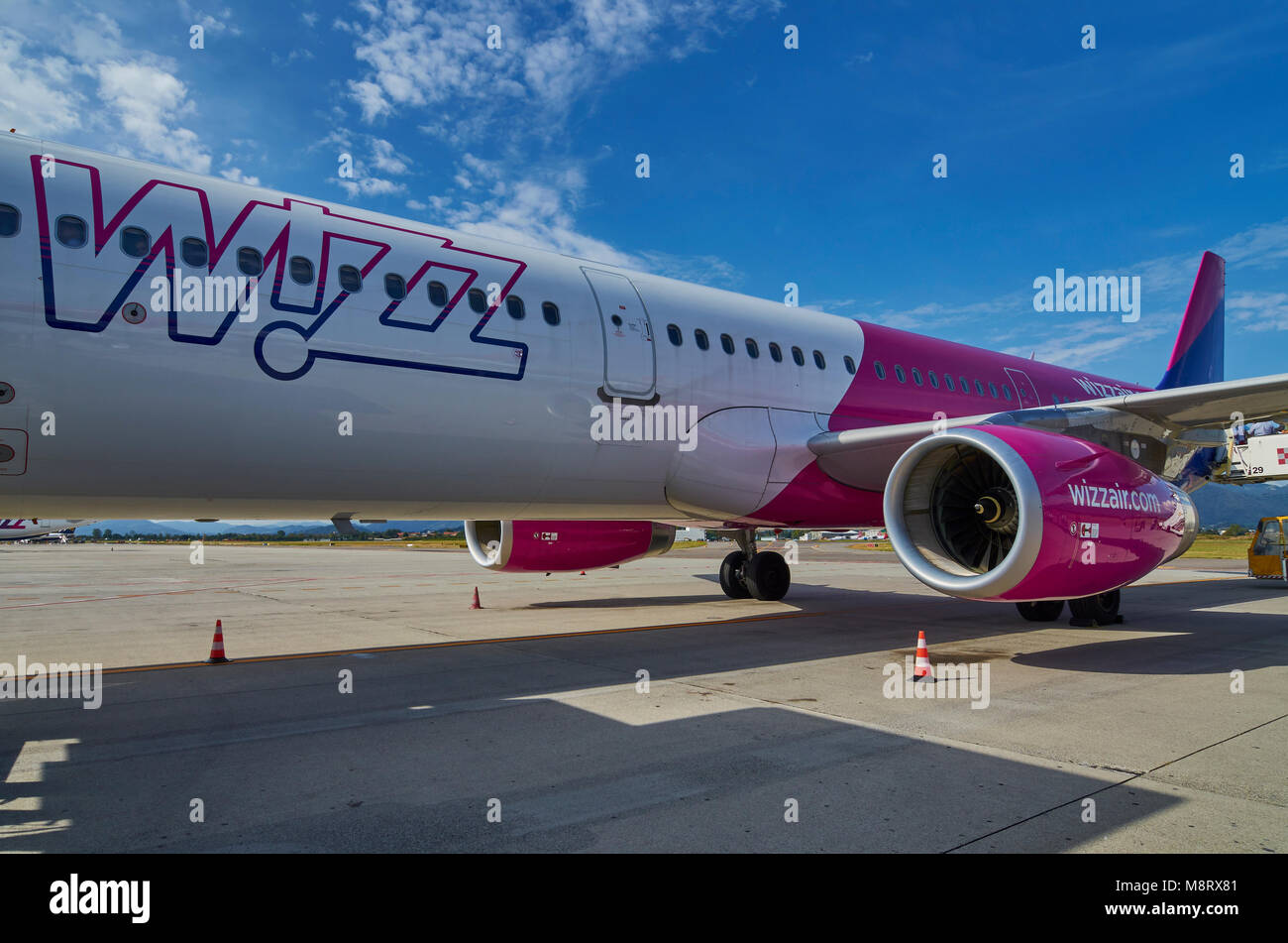 Wizz Air plane Stock Photo - Alamy