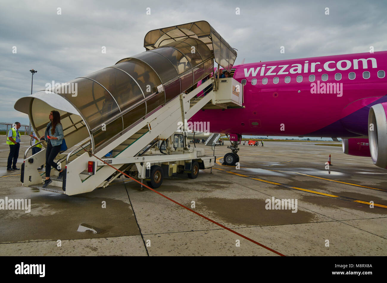 Wizz Air plane Stock Photo - Alamy