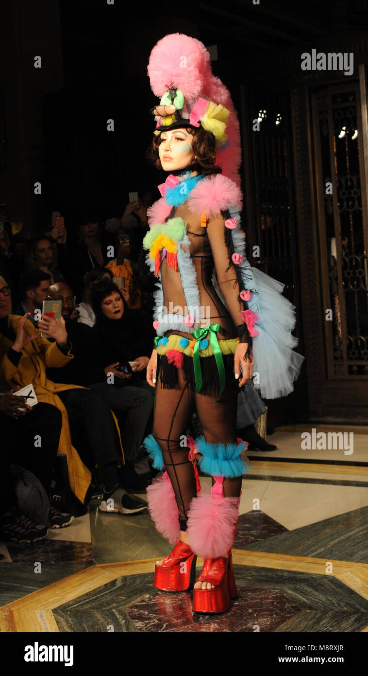 London Fashion Week Autumn Winter 2018 Pam Hogg Catwalk Featuring