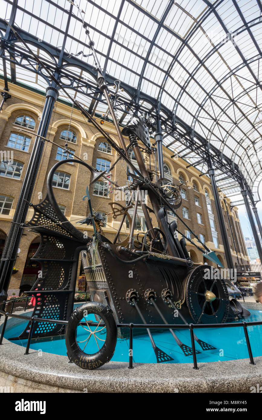 The navigators sculpture in hays galleria in central London at London ...